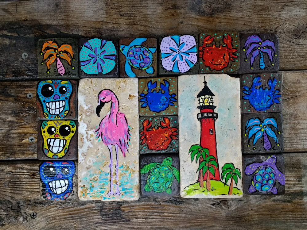 Slate magnets | LuckiiArts
