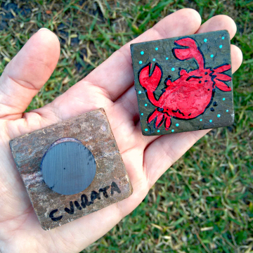 Hand painted address numbers | Luckii Arts Casey Virata